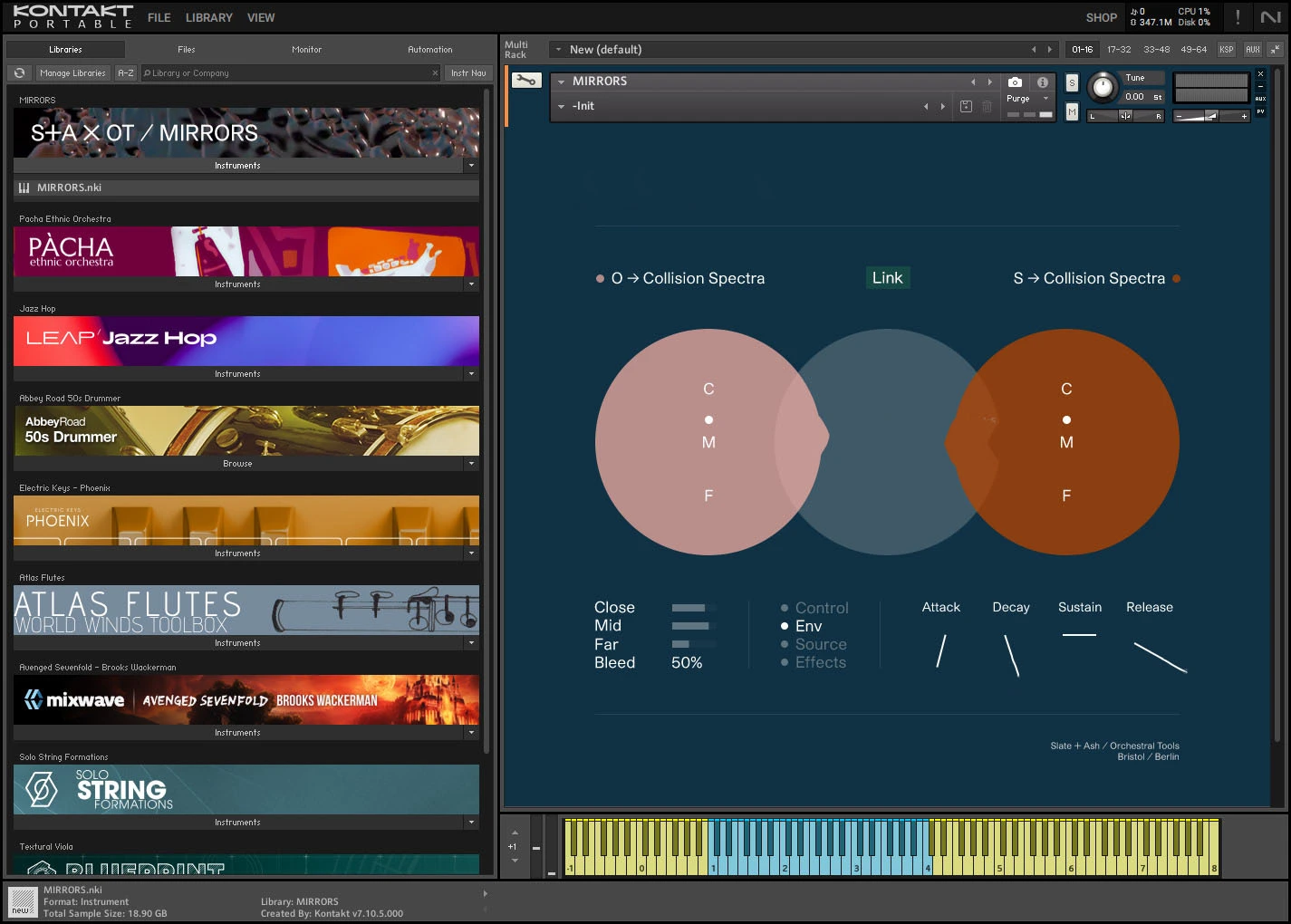 Free Download Slate + Ash / Orchestral Tools - Mirrors - Audios Torrent