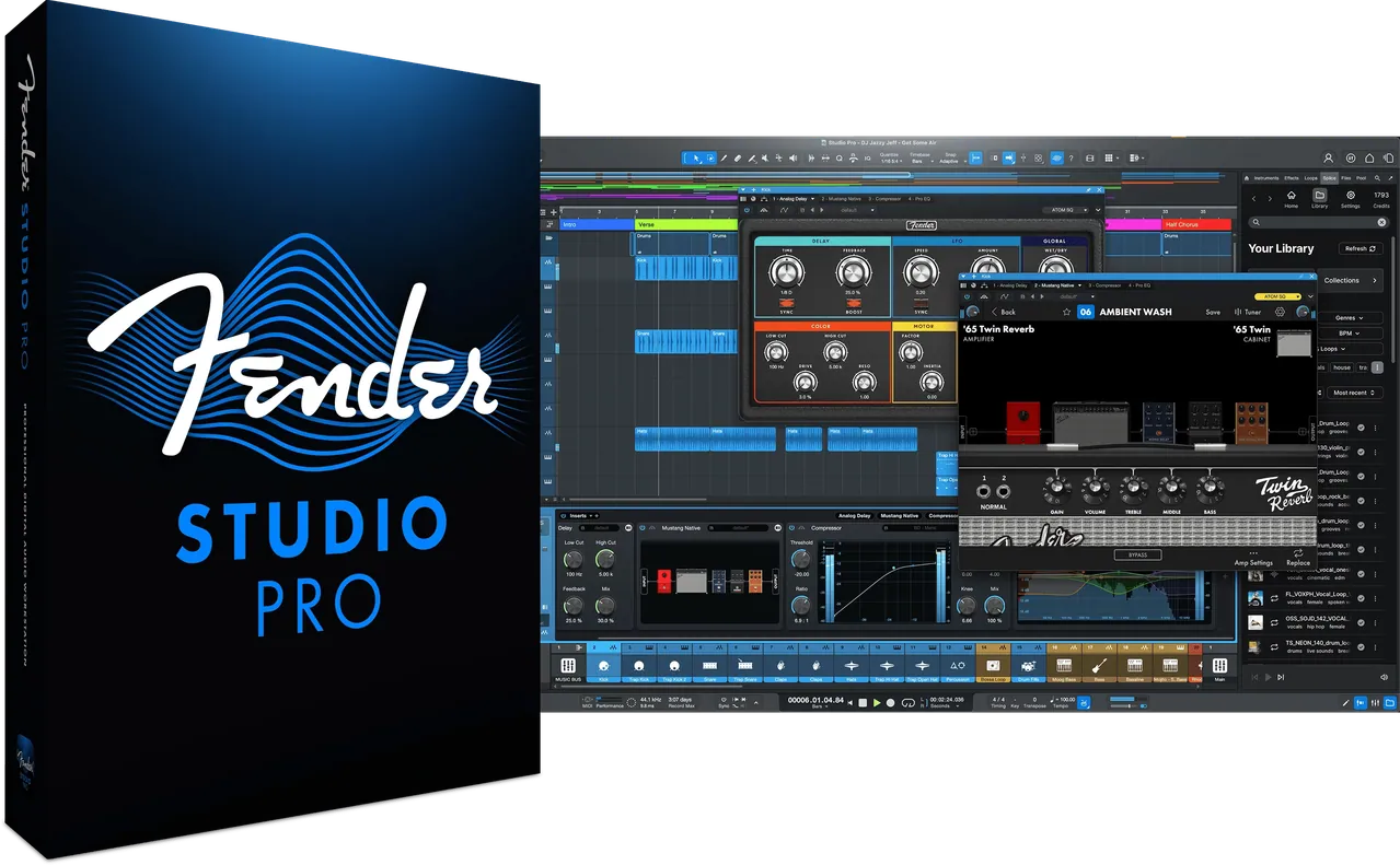 Free Download Fender - Studio Pro 8.0.2 for Mac - Audios Torrent