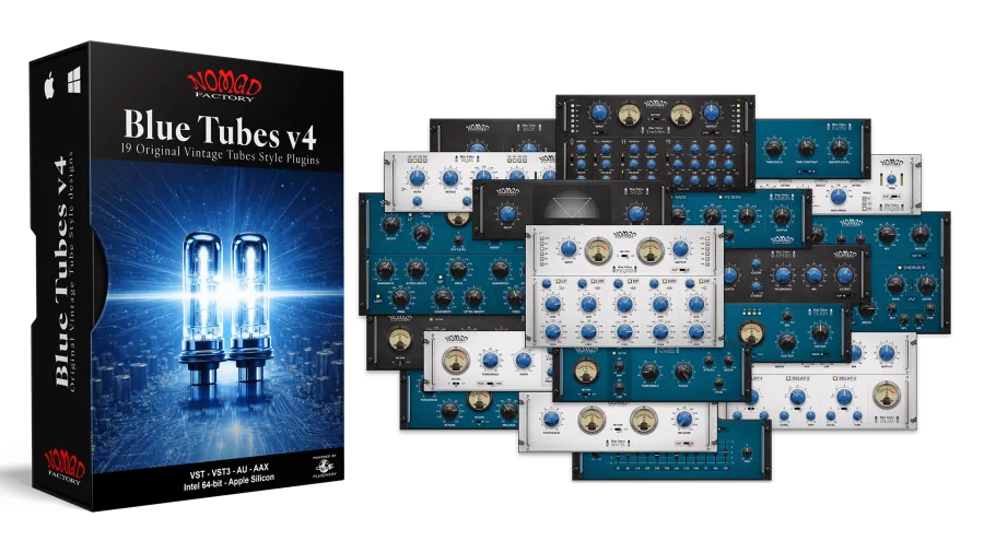 Free Download Nomad Factory - Blue Tubes Bundle v4.0.1 for WiN - Audios ...
