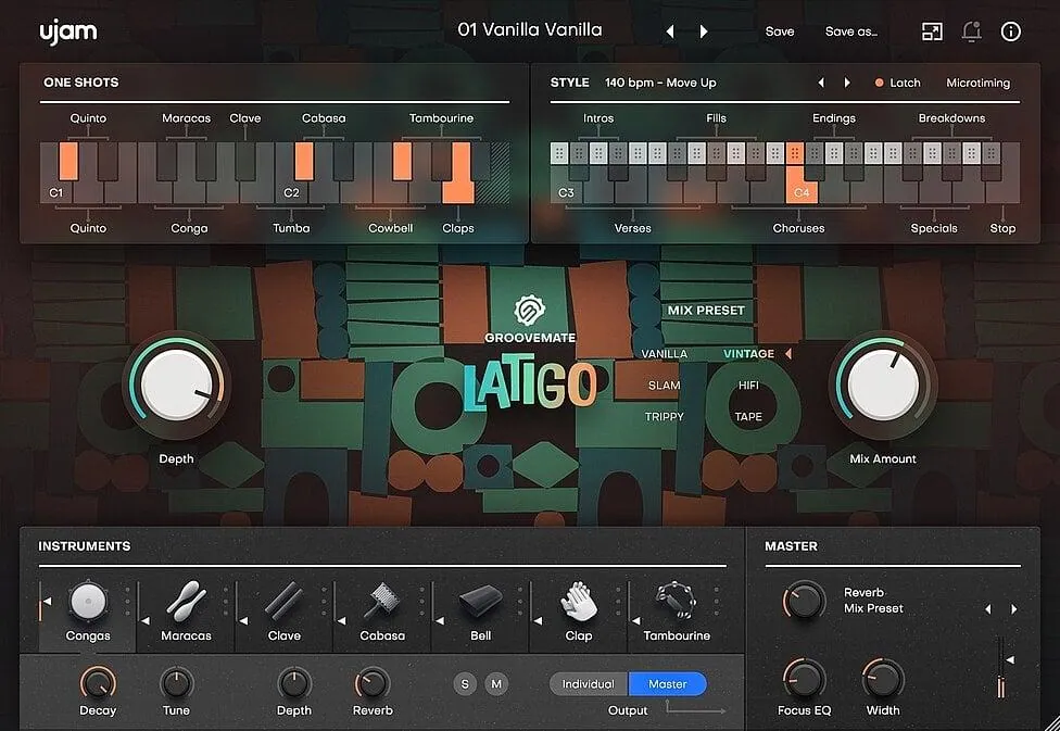 Free Download UJAM - Groovemate LATIGO v1.0.0 for WiN - Audios Torrent